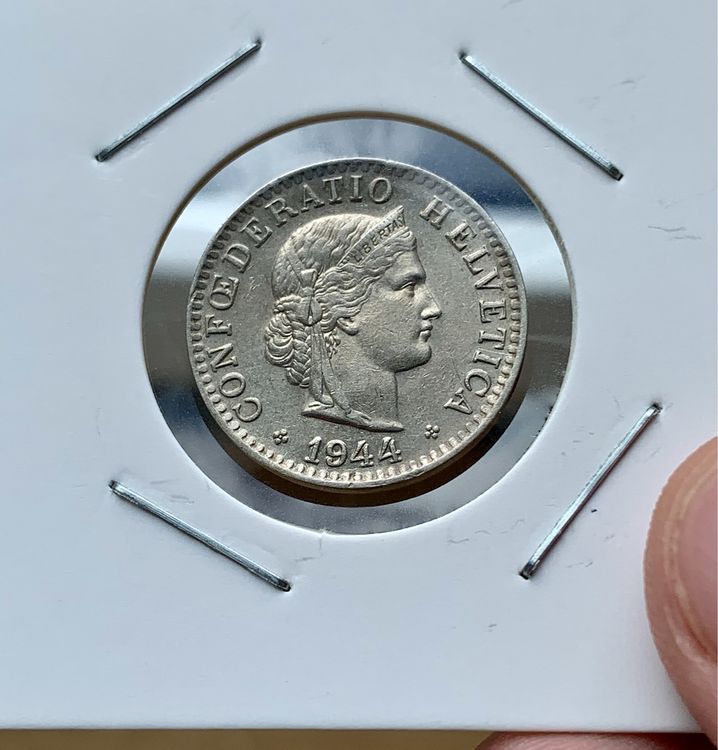 20 Rappen Schweiz 1944!!! Top Zustand!!! (Gebraucht) in Oberentfelden für CHF 1.5 – mit ...