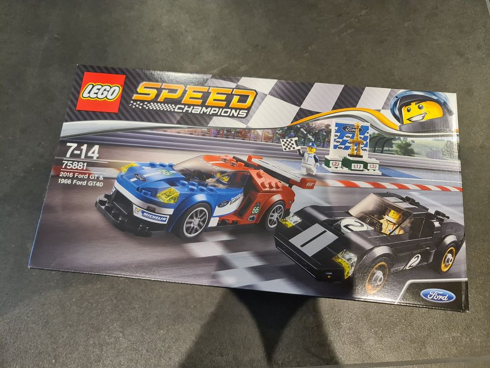 LEGO® Speed Champi - 2016 Ford GT und 1966 Ford GT40 (75881) (Neu und ...
