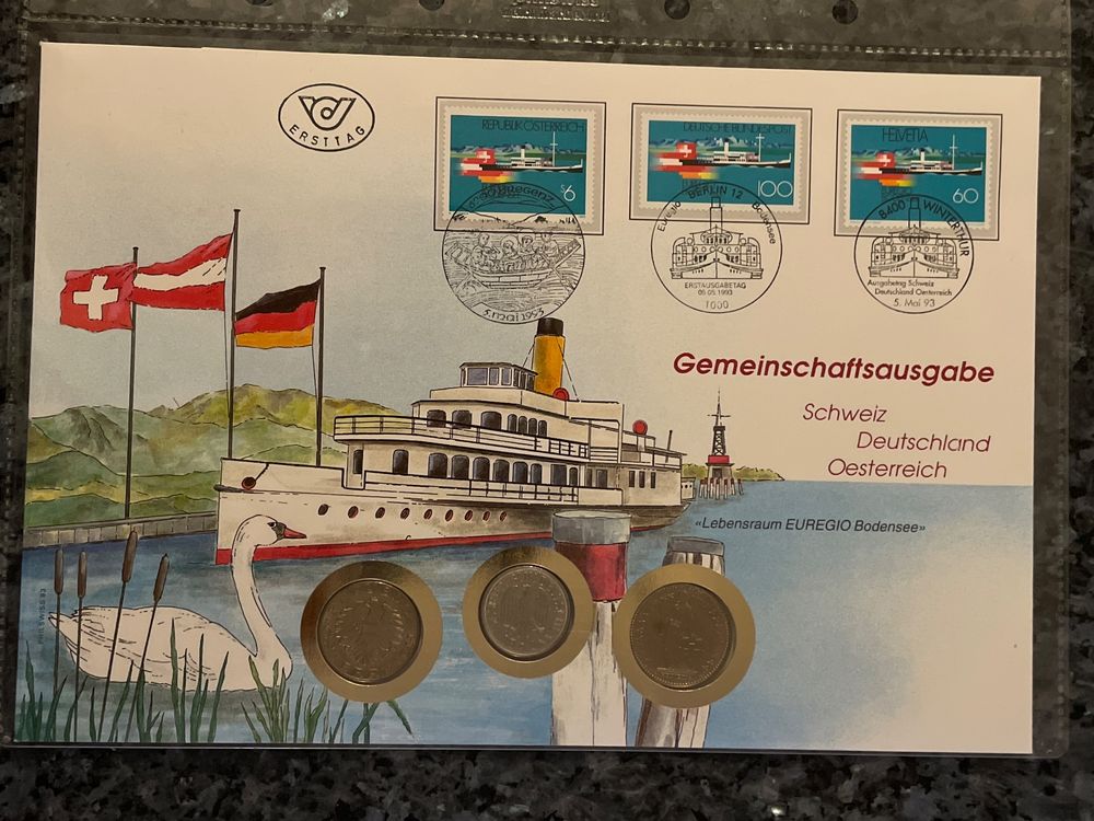 Numisbrief Gem.ausgabe CH/DE/AUT (Neu (gemäss Beschreibung)) in ...