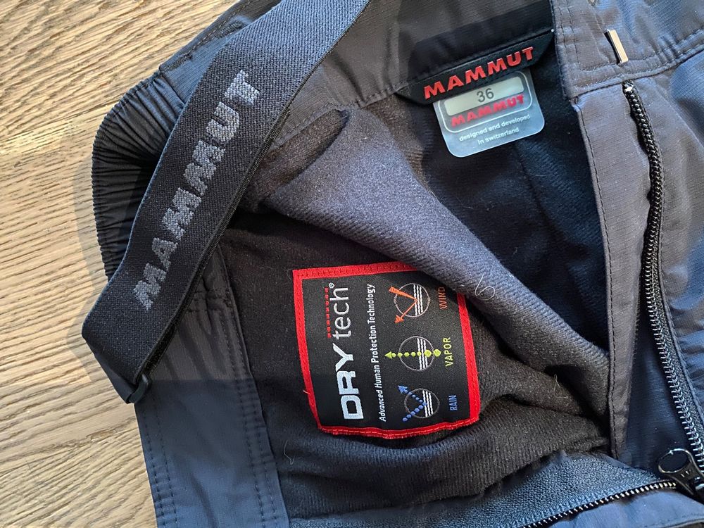 MAMMUT Skihose/schwarz Dry Technology Gr. 36 (Gebraucht) in Jona für ...