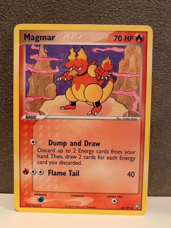 Pokemon Magmar EX Team Rocket Returns ENG 44/109 | Kaufen auf Ricardo