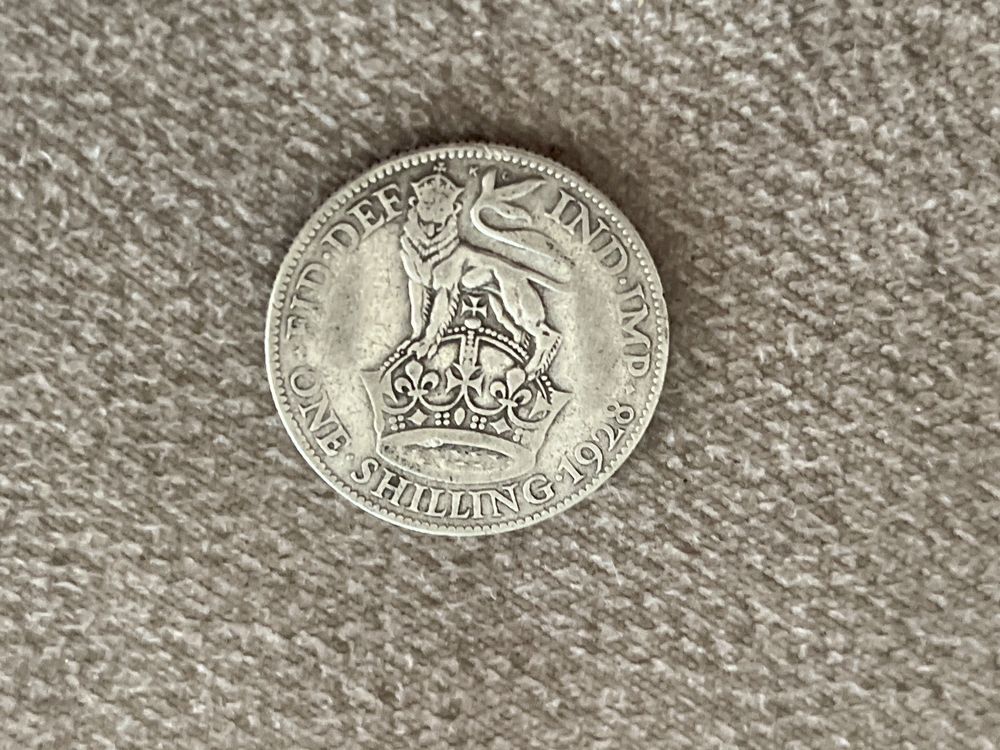 1 Shilling 1928 Silber Grossbritannien (Gebraucht) in Elsau für CHF 2.5 ...