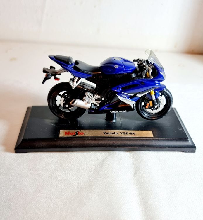 Maisto 1/18 YAMAHA YZF-R6 motorrad ( modell ) (Neu (gemäss Beschreibung ...