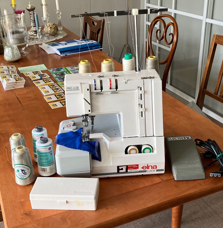 Overlock - ELNA Lock - Overlock Maschine - Pro 4 DE (Gebraucht) in ...