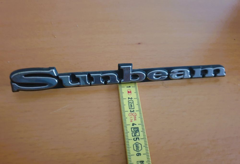 AUTO EMBLEM / VINTAGE (METALL) ORIGINAL - SUNBEAM (Gebraucht) in ...