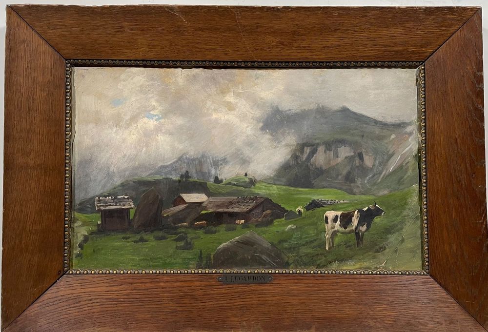 Albert Lugardon (1827-1909) Gemälde (Gebraucht) in Root für CHF 540 ...