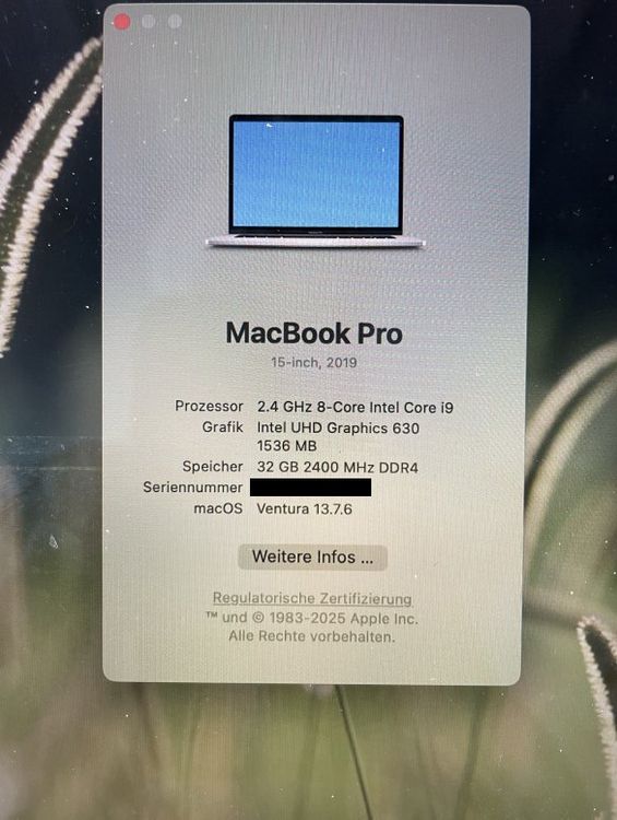 MacBook Pro (15'', Mid 2019) (Gebraucht) in Zürich für CHF 300 – nur ...