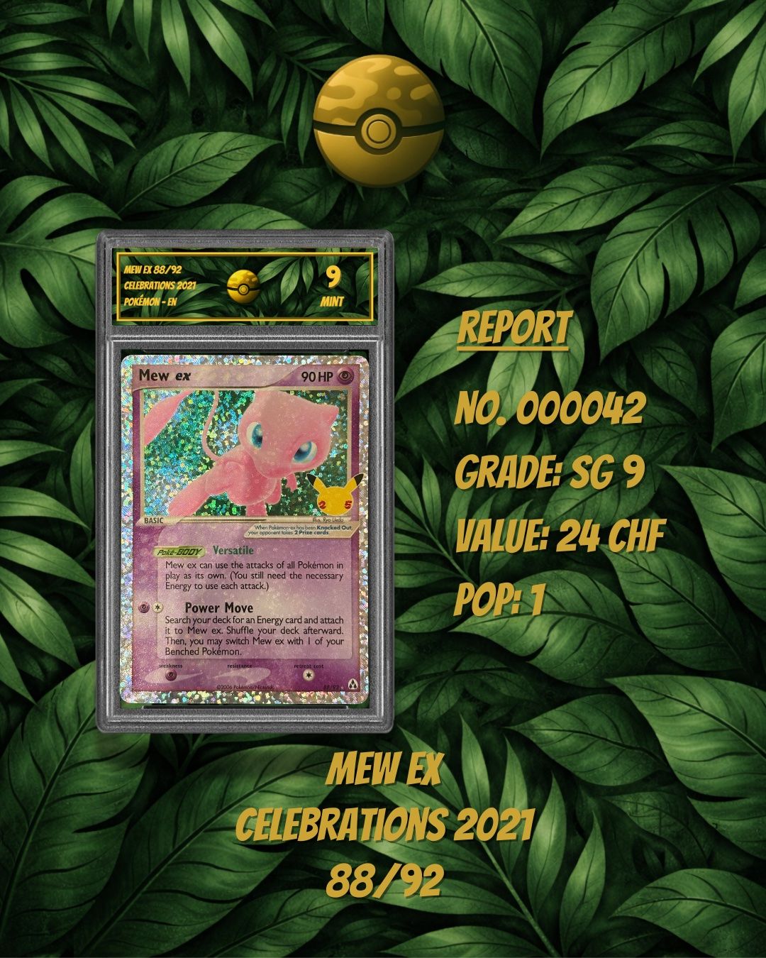 Mew EX 88/92 - Celebrations - SG 9 - EN (Gebraucht) in Chêne-Bougeries ...