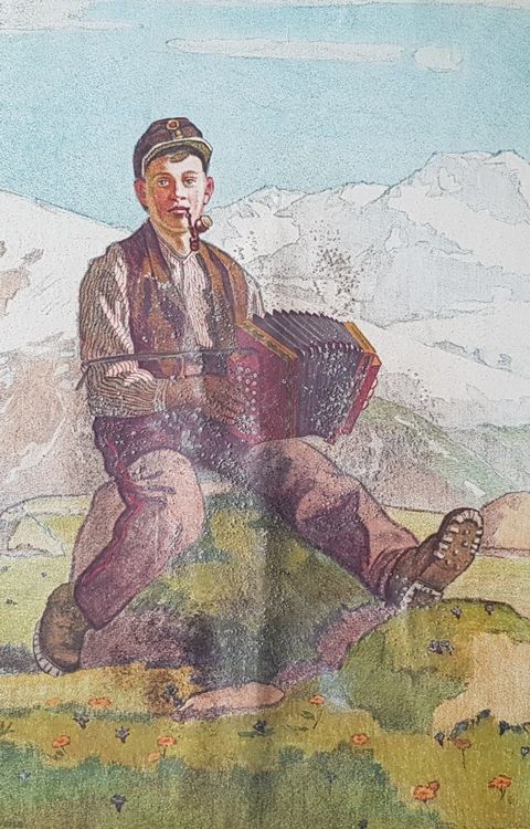 Rob Weiss lithographie originale Am Gotthard By Fretz Zurich ...