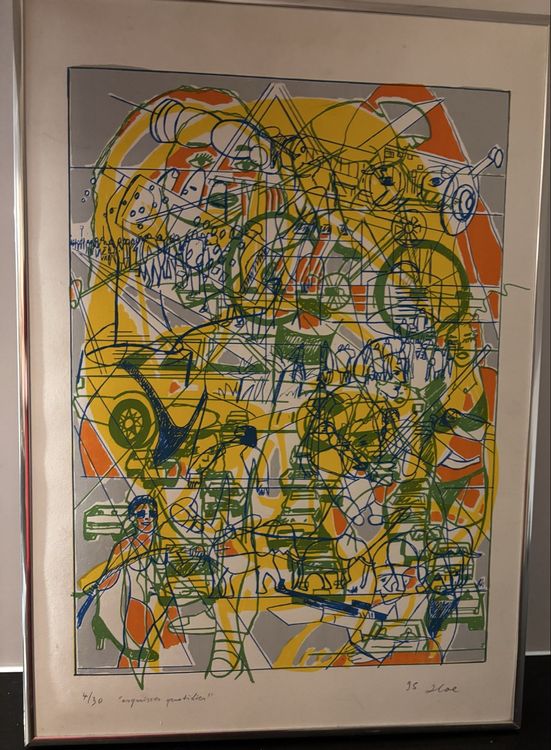 Lithographie 4/30, CARLO ALOE (1939-2023) signiert (Neu (gemäss Beschreibung)) in Biel/Bienne ...