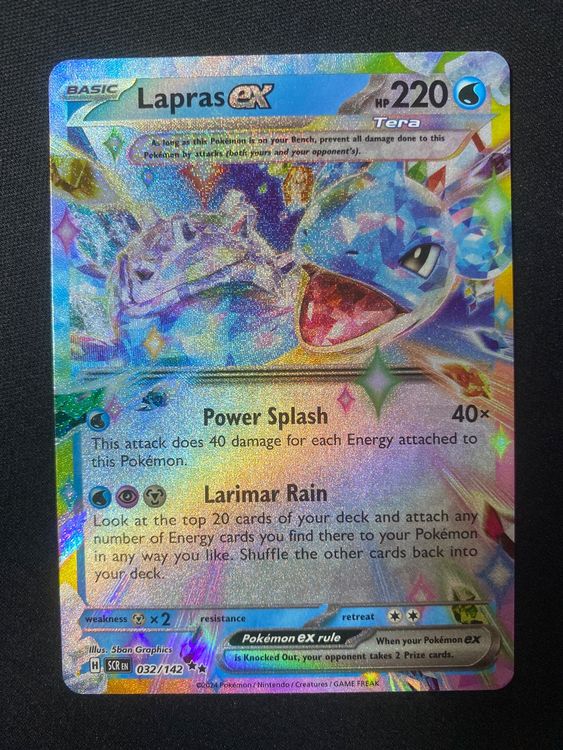 Lapras ex 32 - Double Rare - Stellar Crown - EN (Neu (gemäss ...