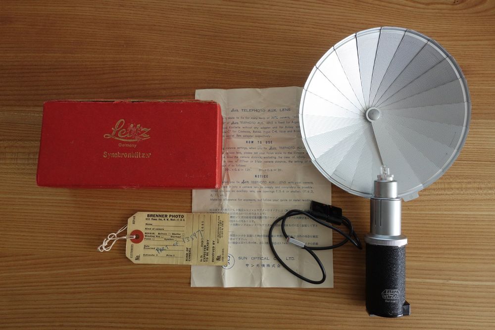 LEICA - E. LEITZ WETZLAR - SYNCHRONBLITZER - antik (Gebraucht) in Ibach ...