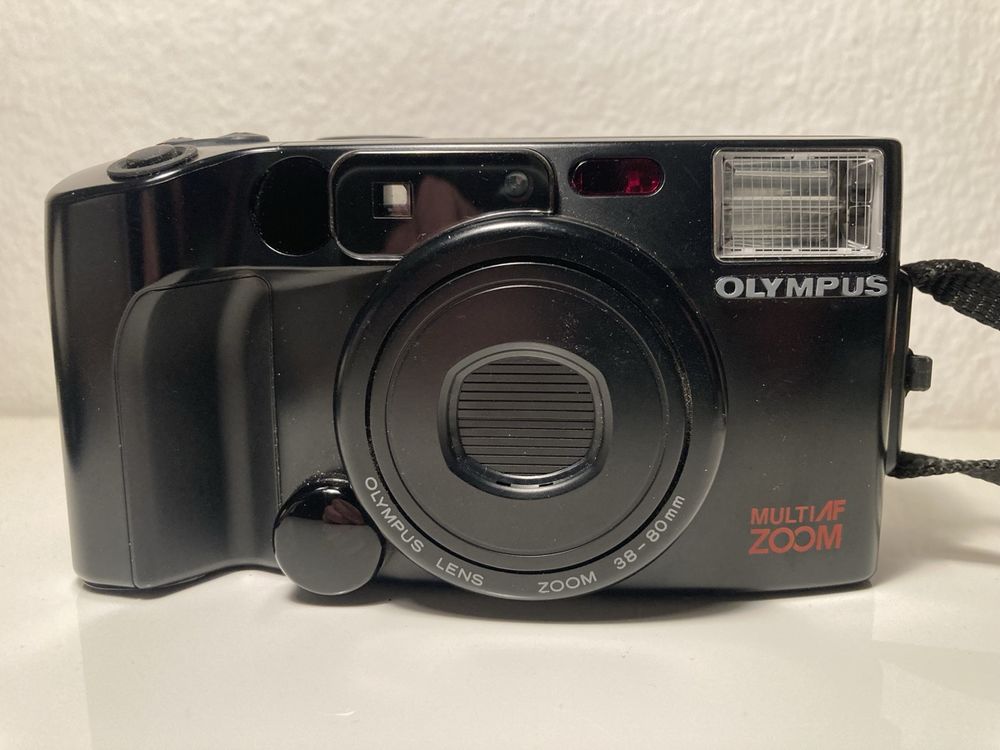 Olympus Multi AF zoom analoge Kompaktkamera Rowi Tasche (Gebraucht) in ...