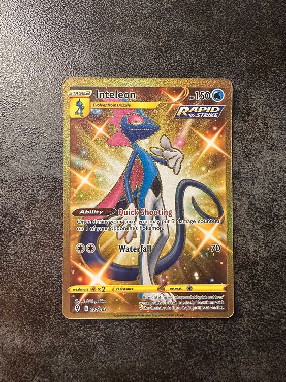 Inteleon Gold Full Art - 227/203 Evolving Skies | Kaufen auf Ricardo
