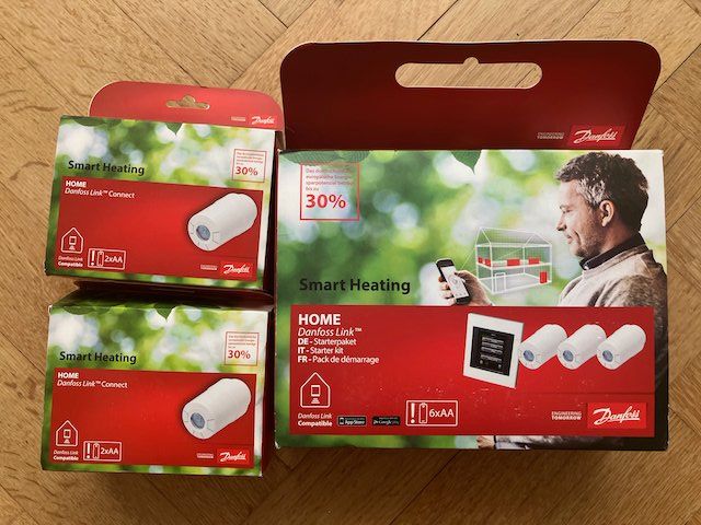 Danfoss Link Smart Heizung Z-Wave Set (4 Thermostate) (Gebraucht) in ...
