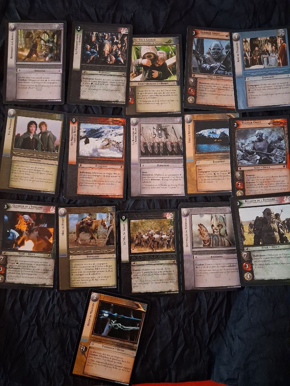the lord of the ring Trading Game cards (D'occasion) à Sion pour CHF 5 ...