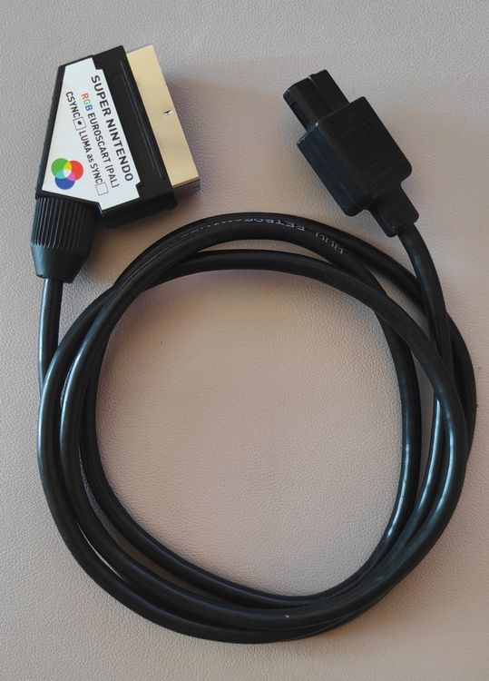 Super Nintendo SNES RGB Kabel für beste Bildqualität | Kaufen auf Ricardo