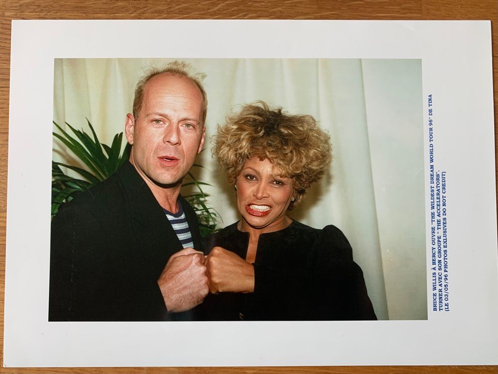 Presse Foto TINA TURNER & Bruce Willis 1996 ! (Gebraucht) in Bern für ...