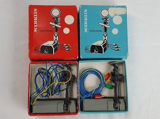 Märklin 7038 DB Vorsignal mit stellbarem Zusatzflügel OVP (Gebraucht ...