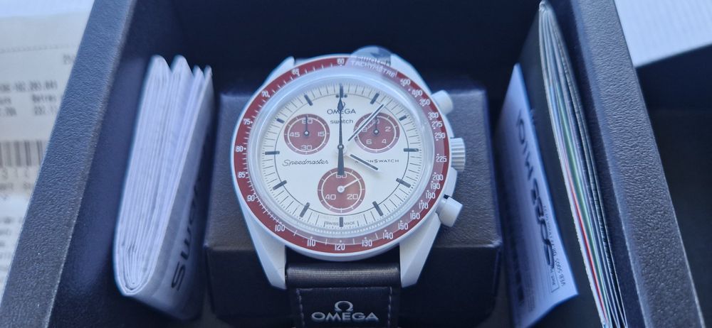 SWATCH OMEGA Speedmaster MoonSwatch Mission To Pluto NEU Gar (Neu und originalverpackt) in ...
