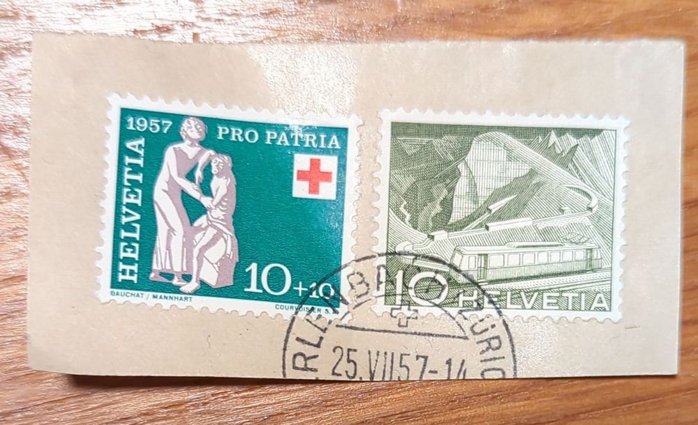Seltene Pro-Patria-Briefmarke 1957 (Neu (gemäss Beschreibung)) in Maur für CHF 1 – mit Lieferung ...