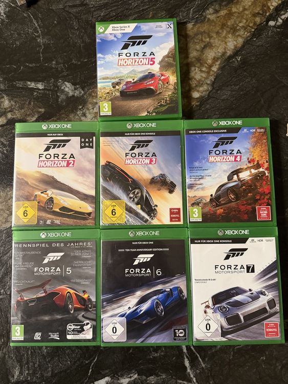 Forza Collection Xbox Horizon 2-5 & Motorsport 5-7 Set!! (Neu (gemäss ...