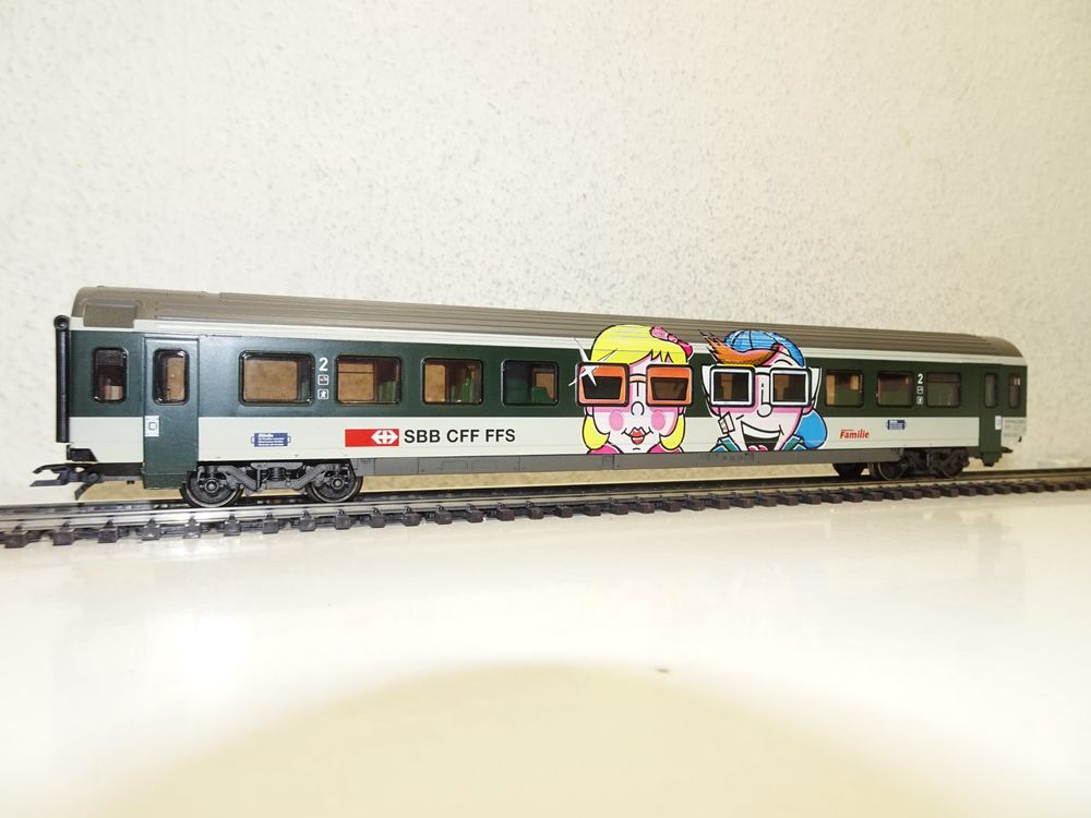 Märklin Personenwagen SBB 2. Kl. 003-2 Familienwagen HO (12) | Kaufen auf Ricardo