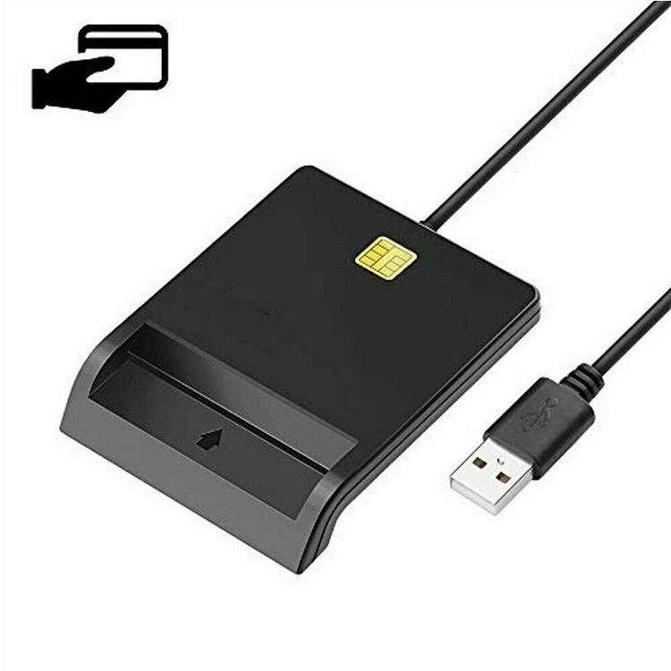 USB kartenleser Personalausweis Lesegerät für SIM ID Card (Neu (gemäss ...