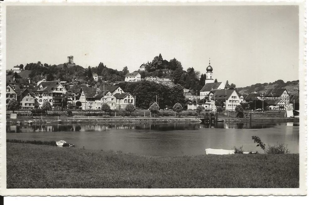 Rheineck SG Dorfansicht See 2 Boot ca.1940 | Kaufen auf Ricardo