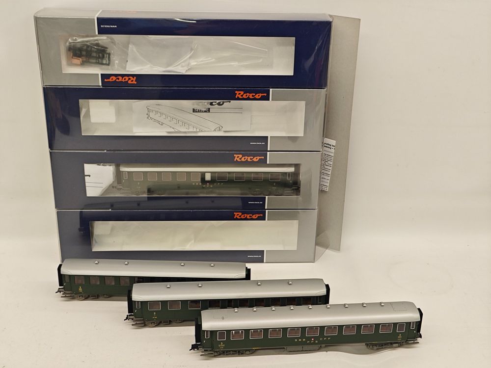 N82 Personen Wagen Set Roco 74126 SBB III H0 (Gebraucht) in Toffen für ...