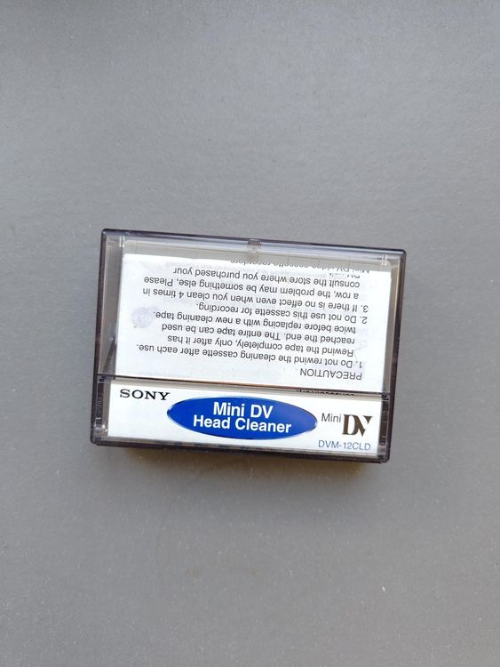 Sony Mini DV Head Cleaner DVM-12CLD - Reinigungskassette (Neu (gemäss ...