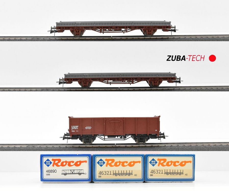 Roco 3x Güterwagen der SBB H0 GS mit OVP (Gebraucht) in St. Gallen für CHF 32 – mit Lieferung ...