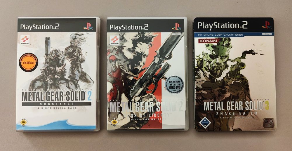 Metal Gear Solid 2 / 2 Substance / 3 - PS2 - ALLE NEUWERTIG | Kaufen ...