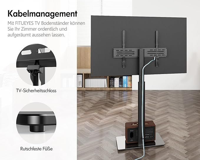 TV Ständer TV Bodenständer 32-60 Zoll Fernseher Fernsehstand (Neu und ...