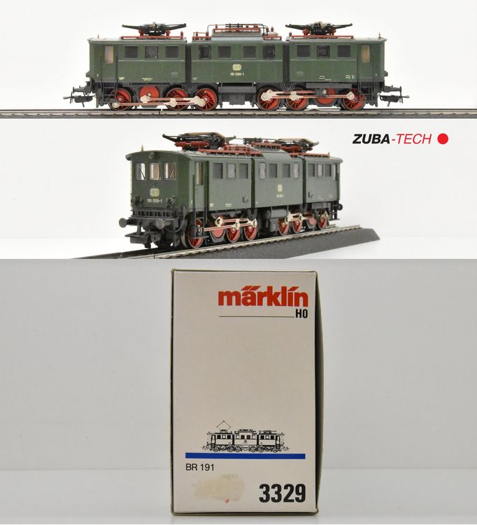Märklin 3329 E-Lok BR 191 DB, H0 AC Analog mit OVP (Gebraucht) in St ...