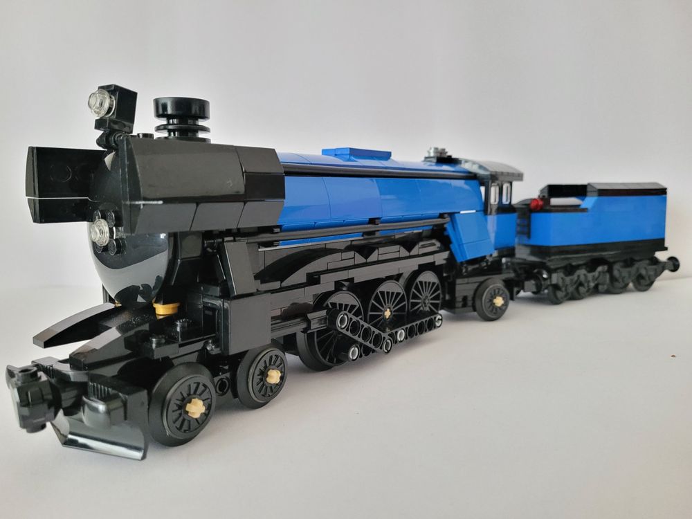 Train Lego Blue Emerald Night, construit sur schéma 10194 (Gebraucht ...