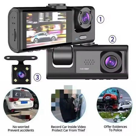 2 Kanal Dash Cam für Auto Vorder-und Rückfahr kamera (Neu und originalverpackt) in Genève für ...