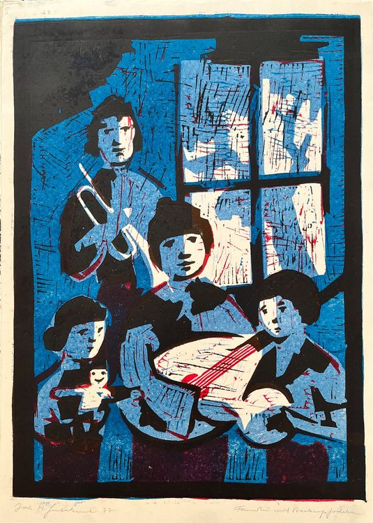 Intressante Lithographi Unlesenlig Signiert | Kaufen auf Ricardo