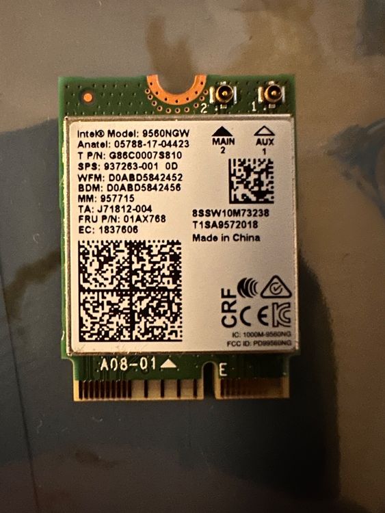 Intel WiFi/Bluetooth Karte fürs Laptop (Gebraucht) in St Gallen für CHF ...