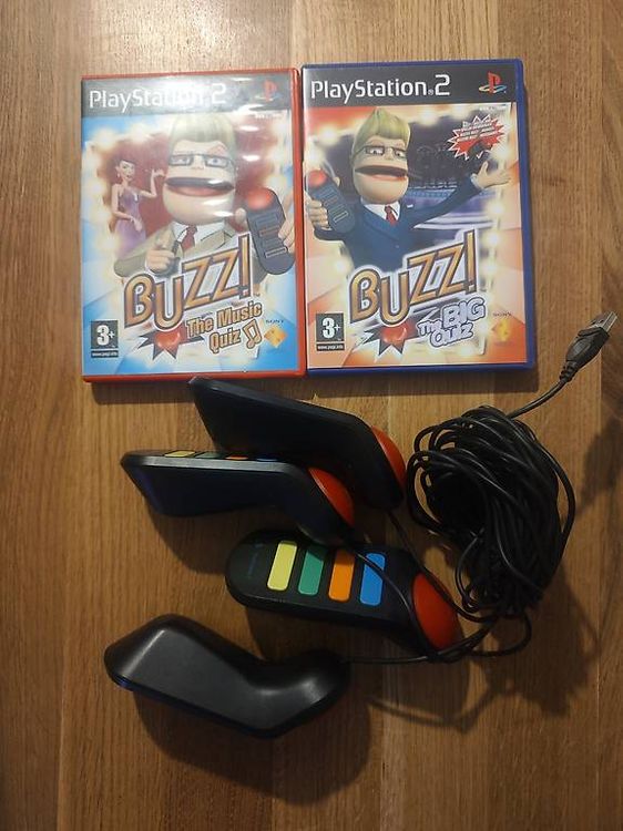 PS2 Buzz Set (Big Quiz/Music Quiz) inkl. Controller | Kaufen auf Ricardo
