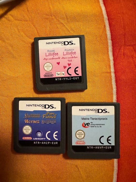 Grosses Nintendo DS Set inkl 3 Spiele (Gebraucht) in Bettlach für CHF ...
