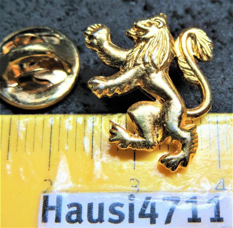WAPPEN Löwe Leu Lion Schmuck-PIN goldig | Kaufen auf Ricardo