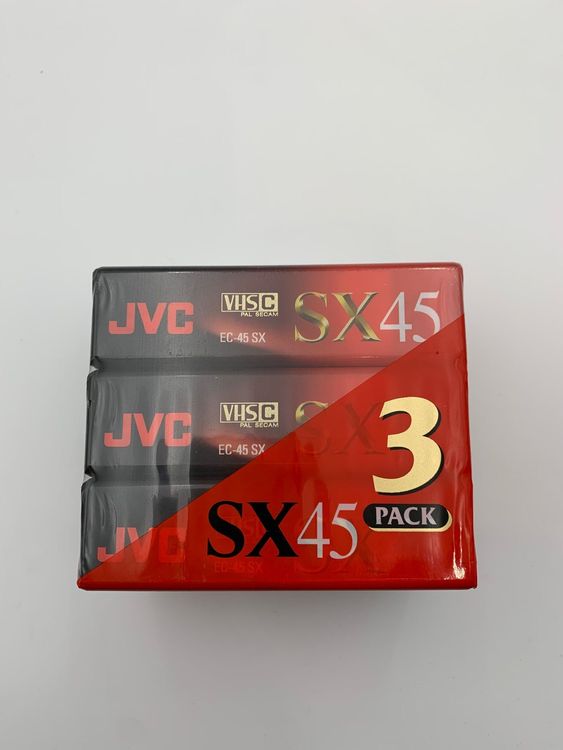 JVC Compact VHS SX 45 - 3er Pack - Neu und Versiegelt! (Neu und ...