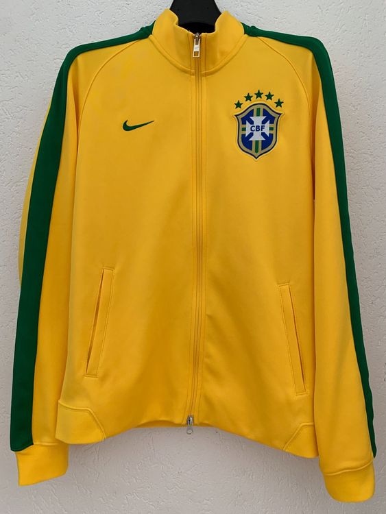 Nike Brasil Track Jacket Trainingsjacke Fussball Brasilien M (Neu ...