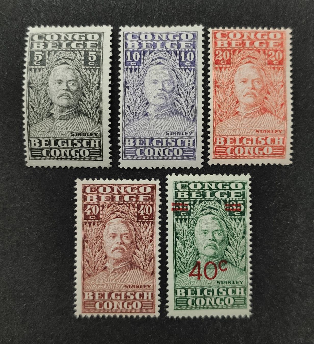 Belgisch-Kongo 1928-31, Sir Henry M. Stanley, LoT (*) (Gebraucht) in ...
