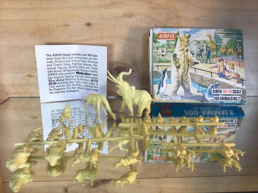 Modellbau Zoo Airfix Tiere selten Spur H0 / 00 1:87 Rarität (Neu ...