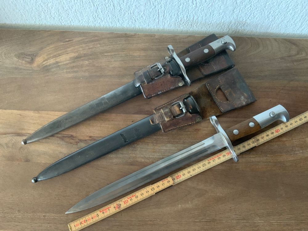 Zwei alte Bajonett der Schweizer Armee Militär | Kaufen auf Ricardo