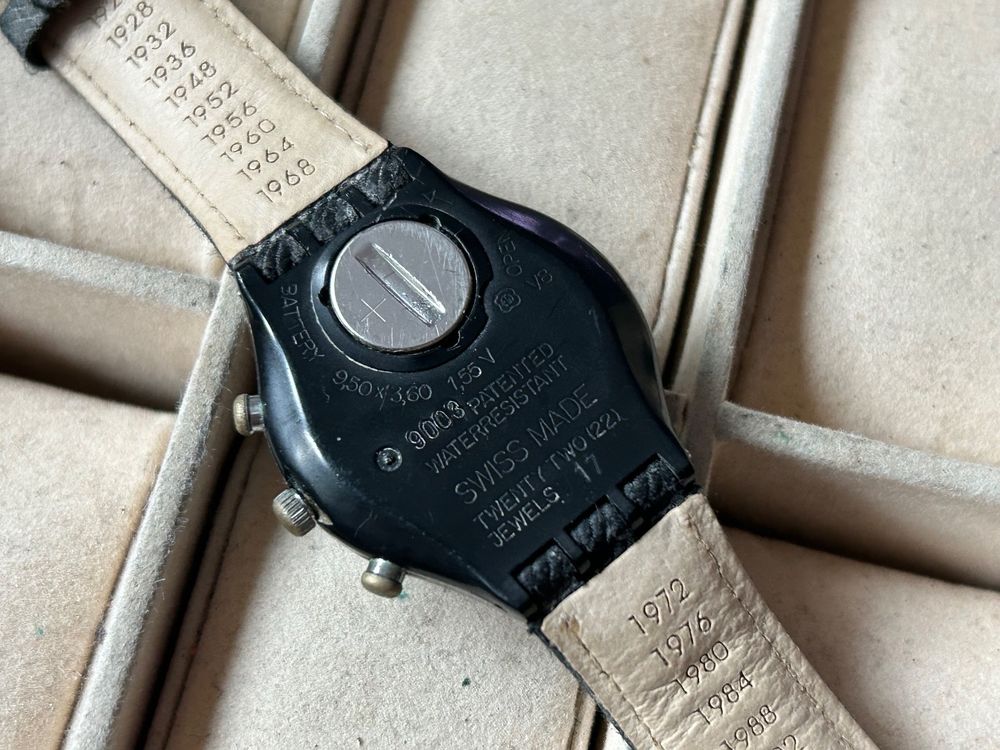 Montre Swatch chrono BLACK FRIDAY SCB100 fonctionne 1989 (Gebraucht) in ...