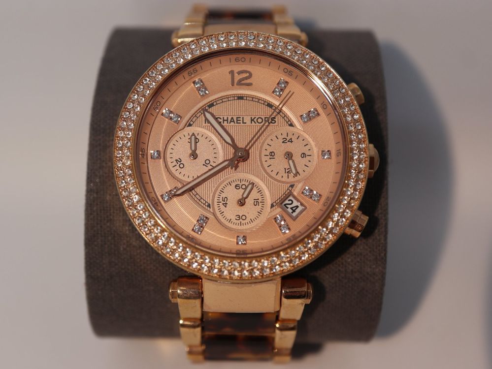Michael Kors Uhr Damen Parker Chronograph MK5538 Rosé neu | Kaufen auf ...