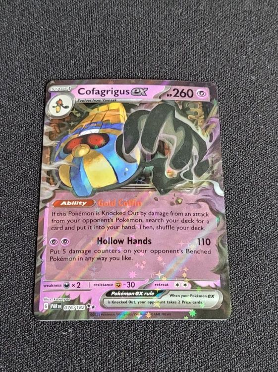 Cofagrigus ex 076/182 Paradox Rift EN | Kaufen auf Ricardo